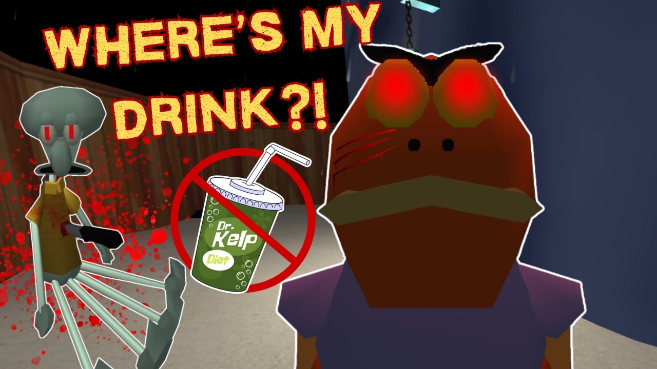 KRUSTY KRAB DELIVERY GONE WRONG! | Where's My Drink? | #itchio - YouTube