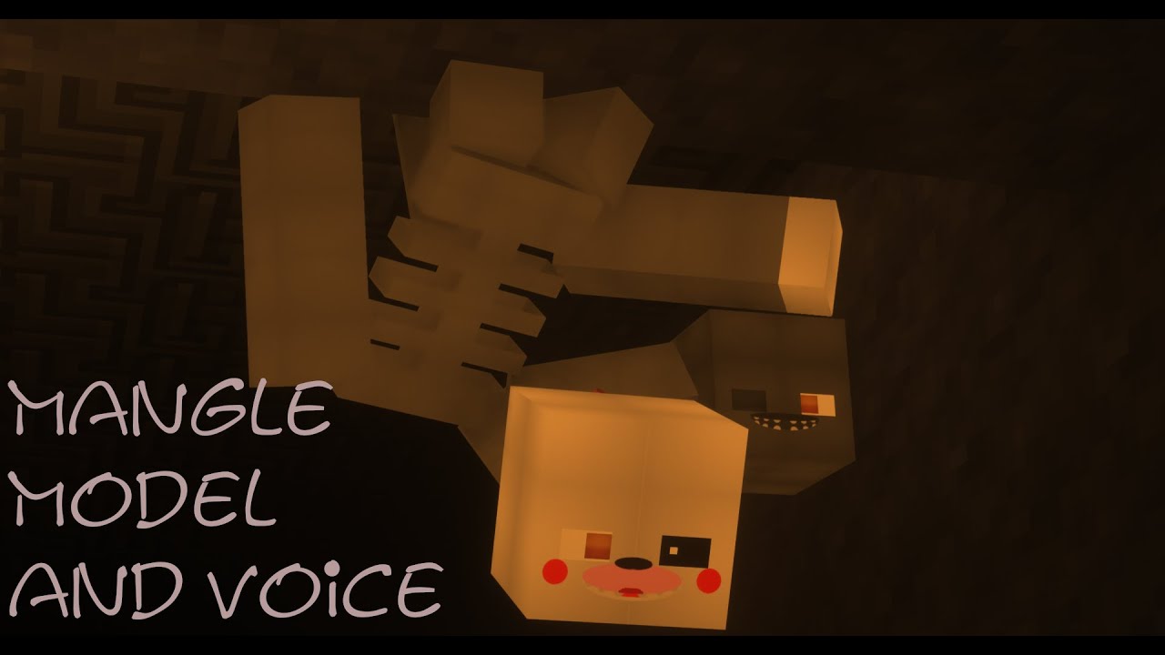 (Five Nights and Freddy's) Mangle Minecraft Model and Voice Showcase ...