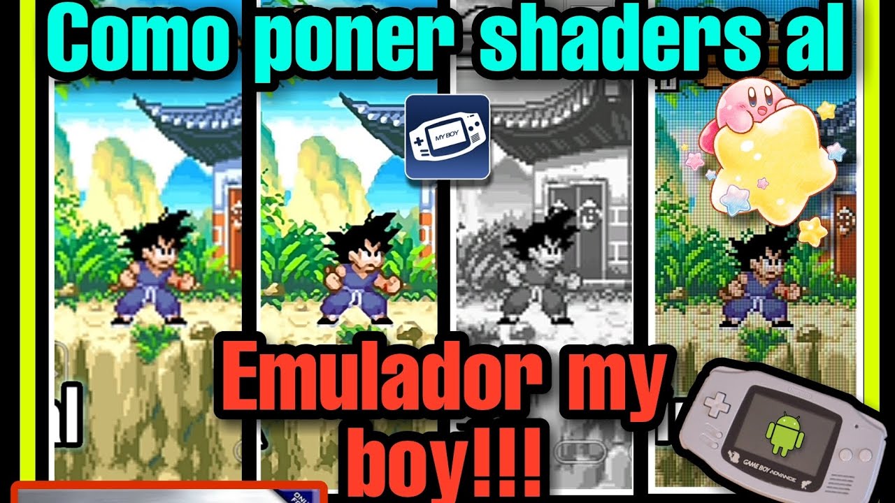 Cómo poner Shaders al emulador GBA (My boy) - YouTube