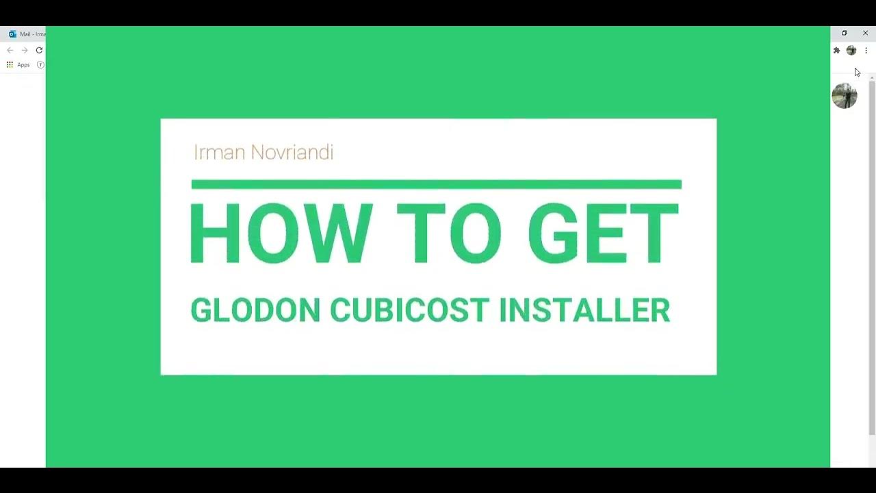 Cara mendapatkan Installer Glodon Cubicost TAS-TRB-TME-TBQ - YouTube
