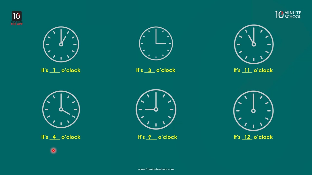 Unit 13 Telling The Time Class 4 YouTube unit-13-telling-the-time-class-4-youtube