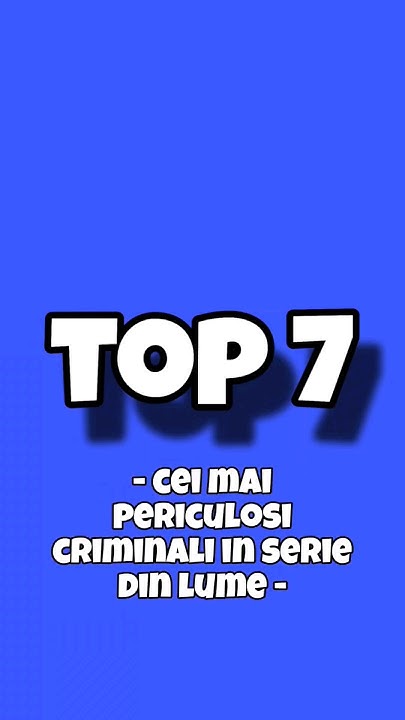 TOP 7 -cei mai periculosi criminali in serie din lume #shorts #TOP7 - YouTube
