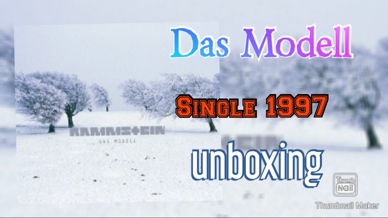 Rammstein - Das Model - Single 1997 - CD Unboxing - YouTube
