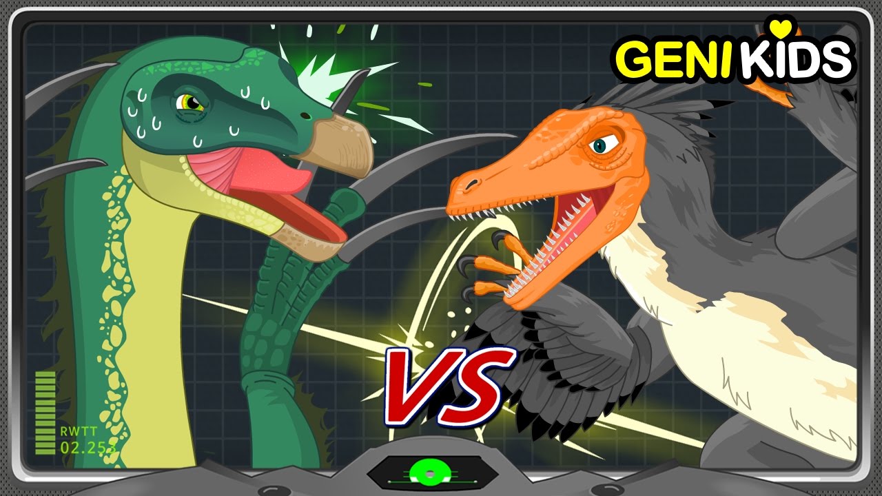 Battle#2 Wolverine Nail THERIZINOSAURUS vs Swift Thief VELOCIRAPTOR ...