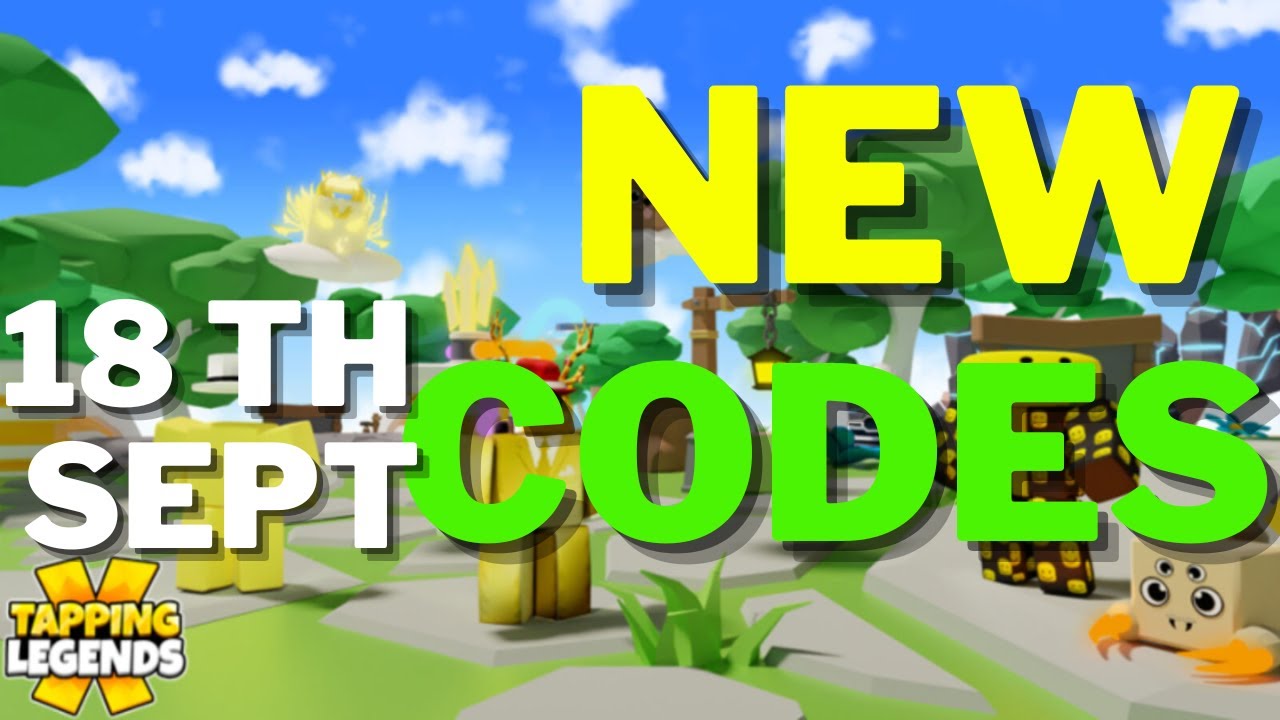 🔥 Roblox TAPPING LEGENDS X Codes 2022 | Gift Code TAPPING LEGENDS X ...