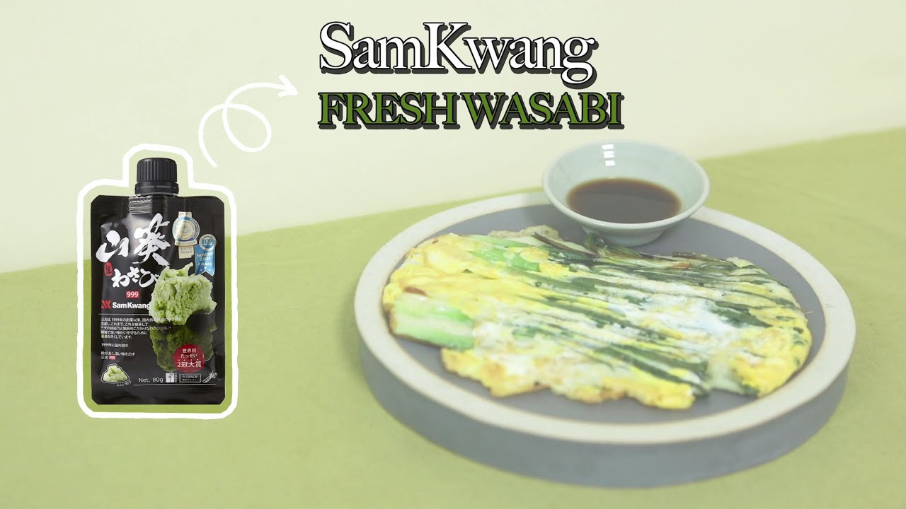(#FOODMOVIE 47) 와사비 파전 with 삼광999 생와사비 - YouTube