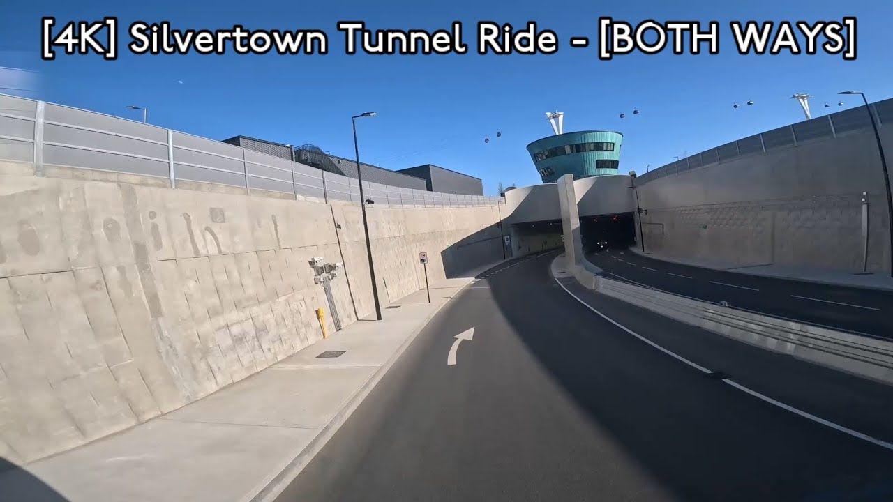 [4K] A Ride Through the NEW Silvertown Tunnel - [BOTH DIRECTIONS] - YouTube
