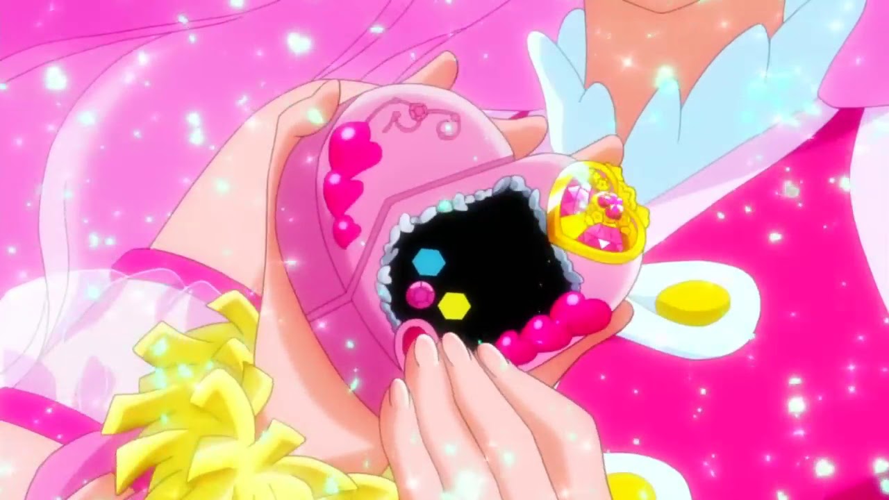 Hugtto! Precure Cure Yell First Transformation and Attack - YouTube