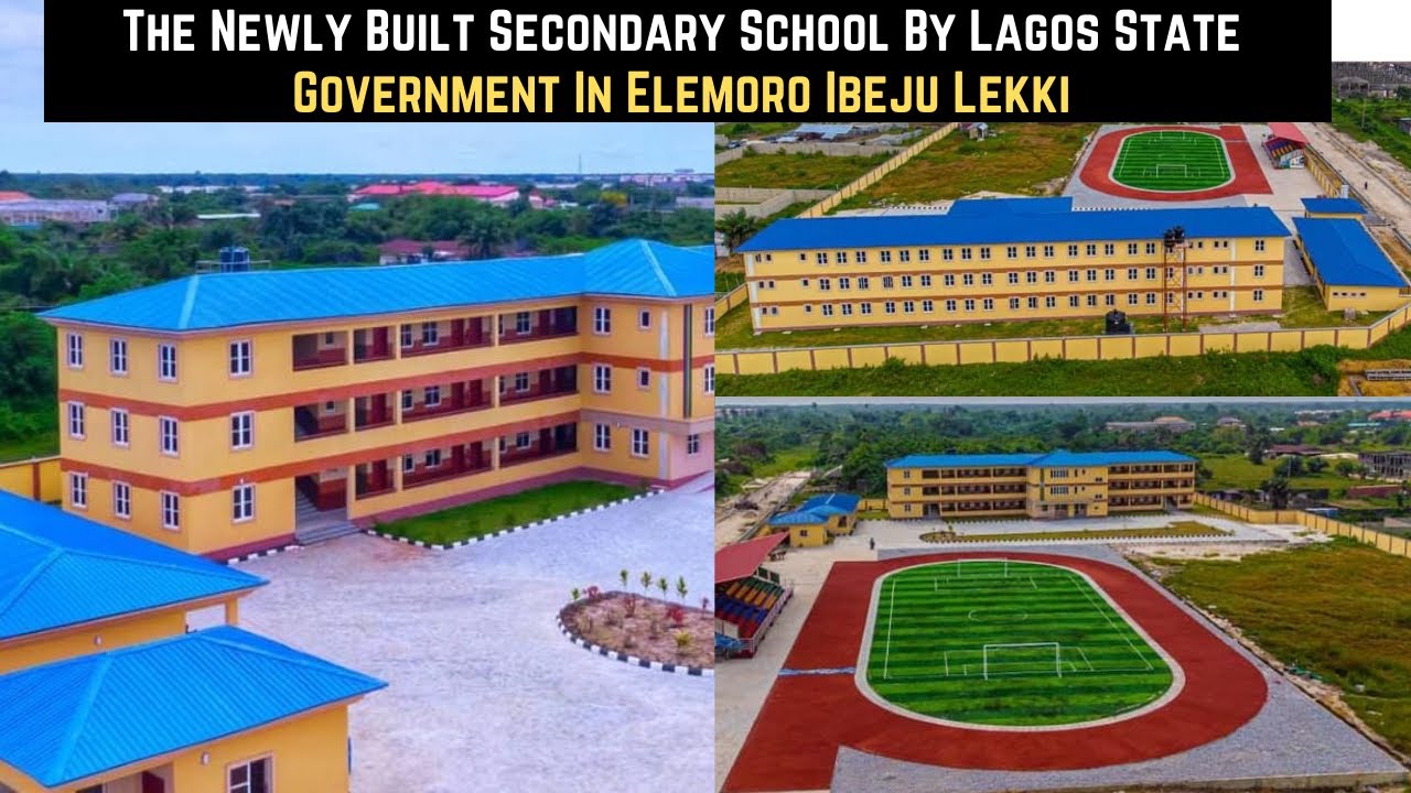 Check Out The Newly Built Secondary School By Lagos State Government In ...