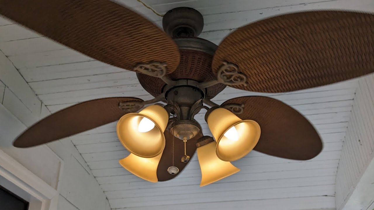 52in Harbor Breeze Key West ceiling fan - YouTube