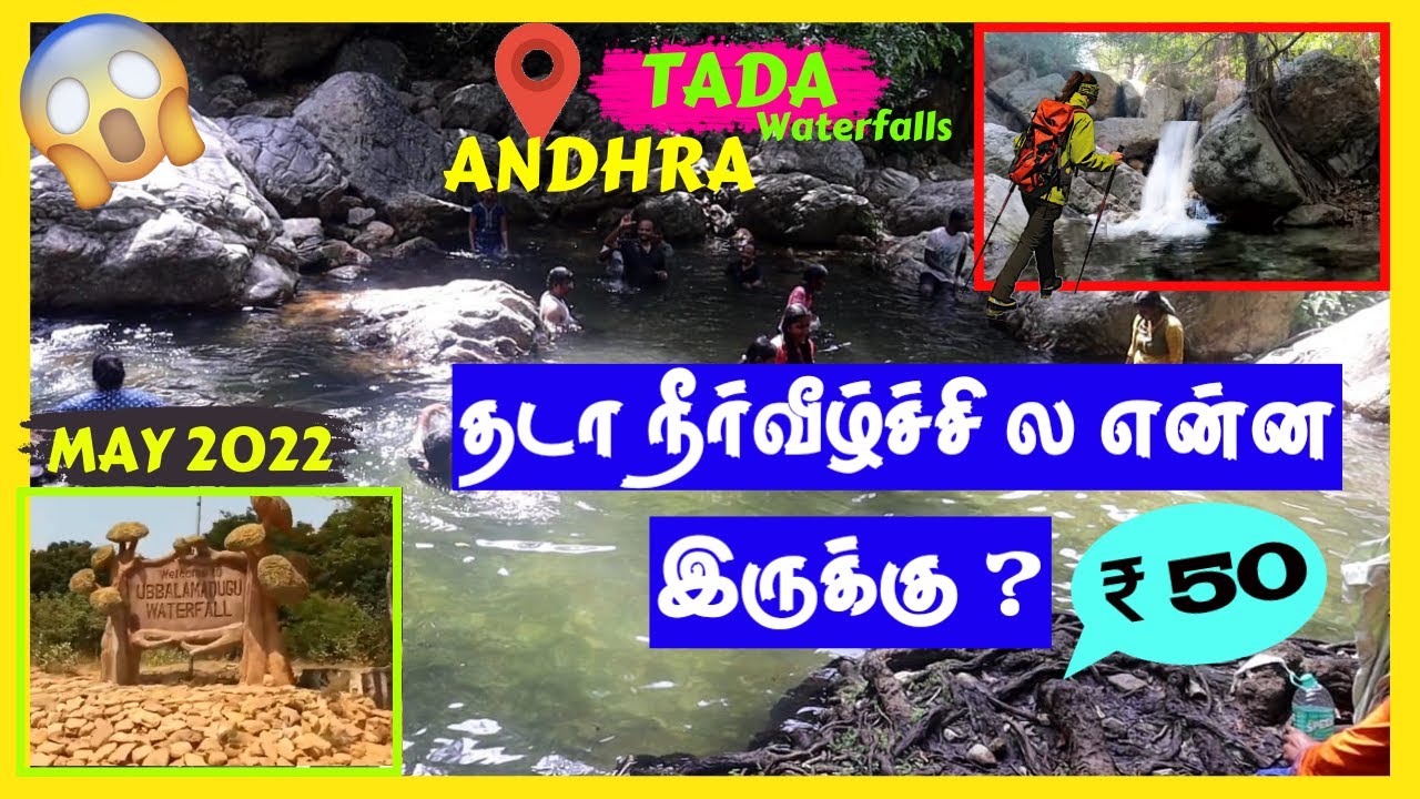 TADA waterfalls 2022 latest update|chennai oneday trip Ubbalamadugu ...
