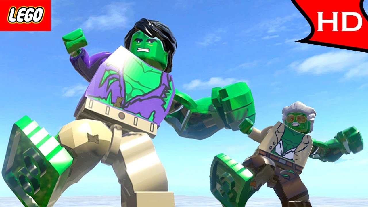 HULK (TRANSFORMATION) VS STAN LEE (TRANSFORMATION) - LEGO MARVEL SUPER ...
