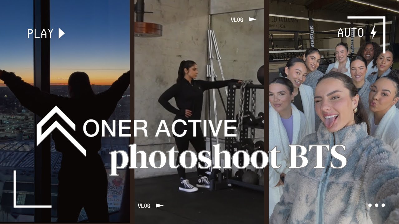 oner active photoshoot | behind the scenes - YouTube