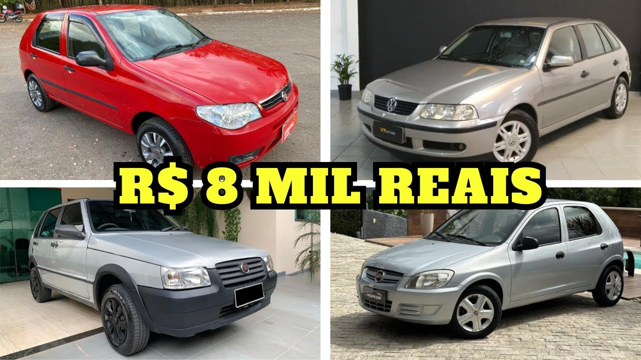 CARROS POPULARES À VENDA A PARTIR DE 8 MIL REAIS - YouTube
