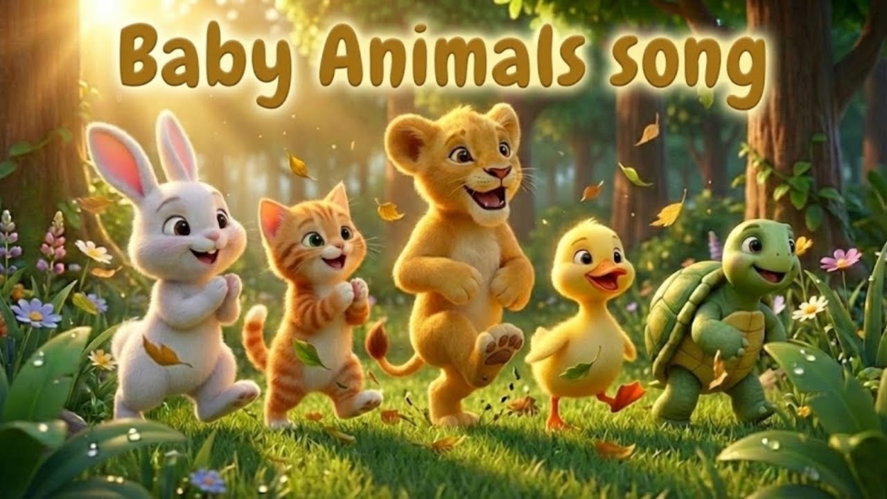 Baby Animals Song | Toddlers Fun | Nursery Animal Rhymes for Kids - YouTube
