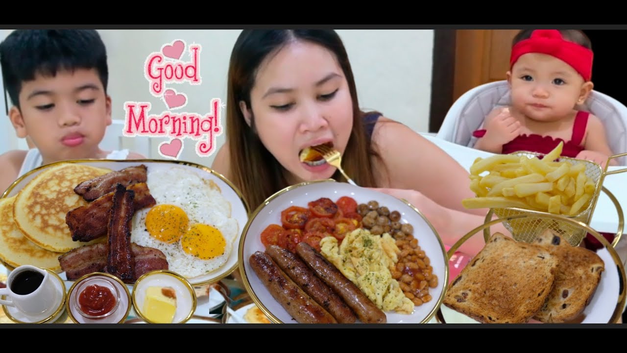 COOKING MUKBANG PHILIPPINES | GrandSlam. American and English Breakfast ...