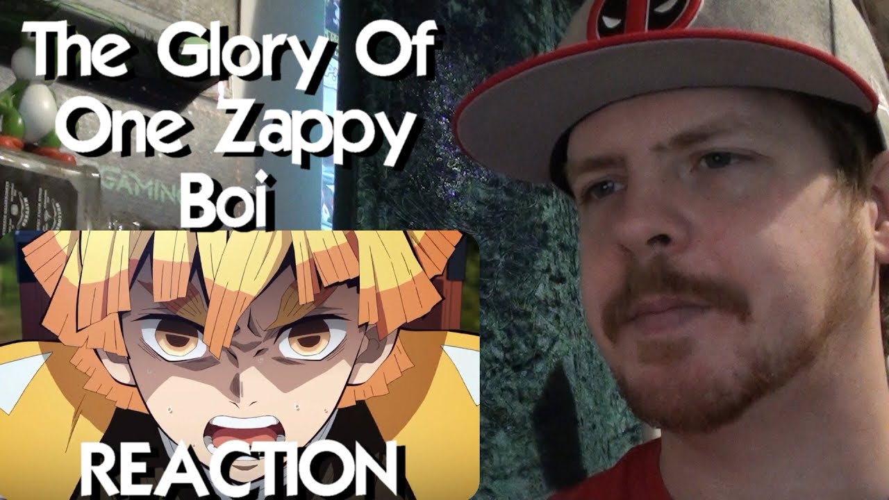 the glory of one zappy boi (demon slayer) REACTION - YouTube