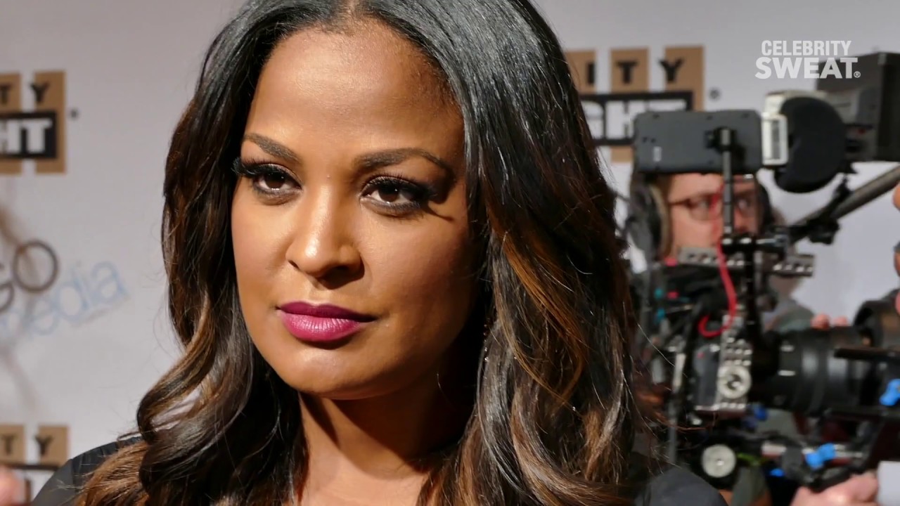 Celebrity Fitness Tips Laila Ali motivates the Team - YouTube