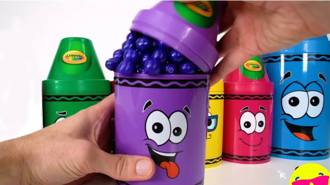 Best Learning Video For Toddlers Learn Colors With Crayon Surprises ...