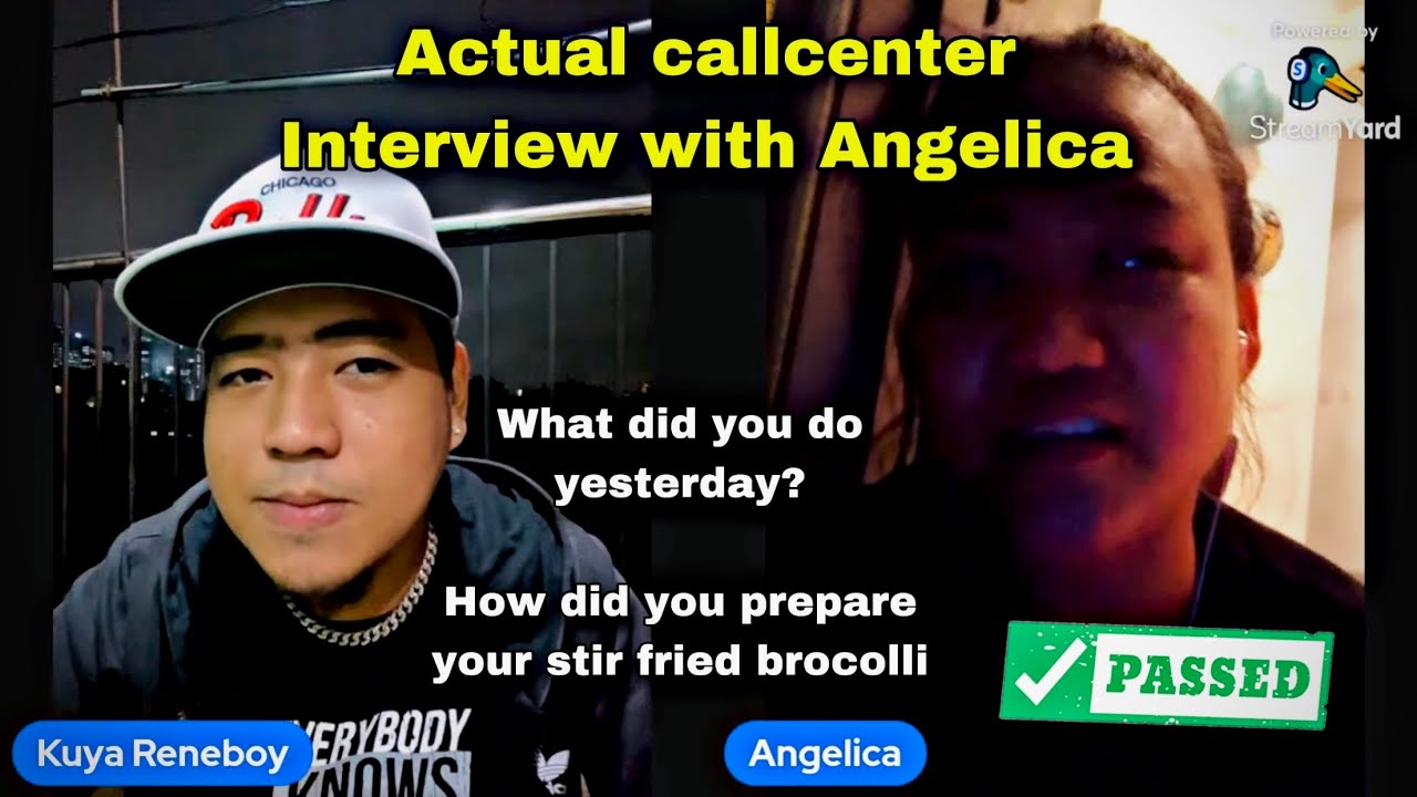 Actual Callcenter Interview Practice with Kuya Reneboy - YouTube