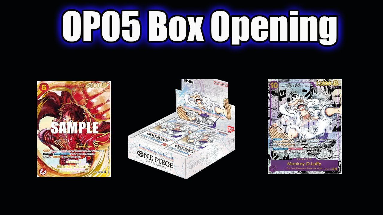 OP05 Booster Box Opening! The Manga Hunt is on! - YouTube