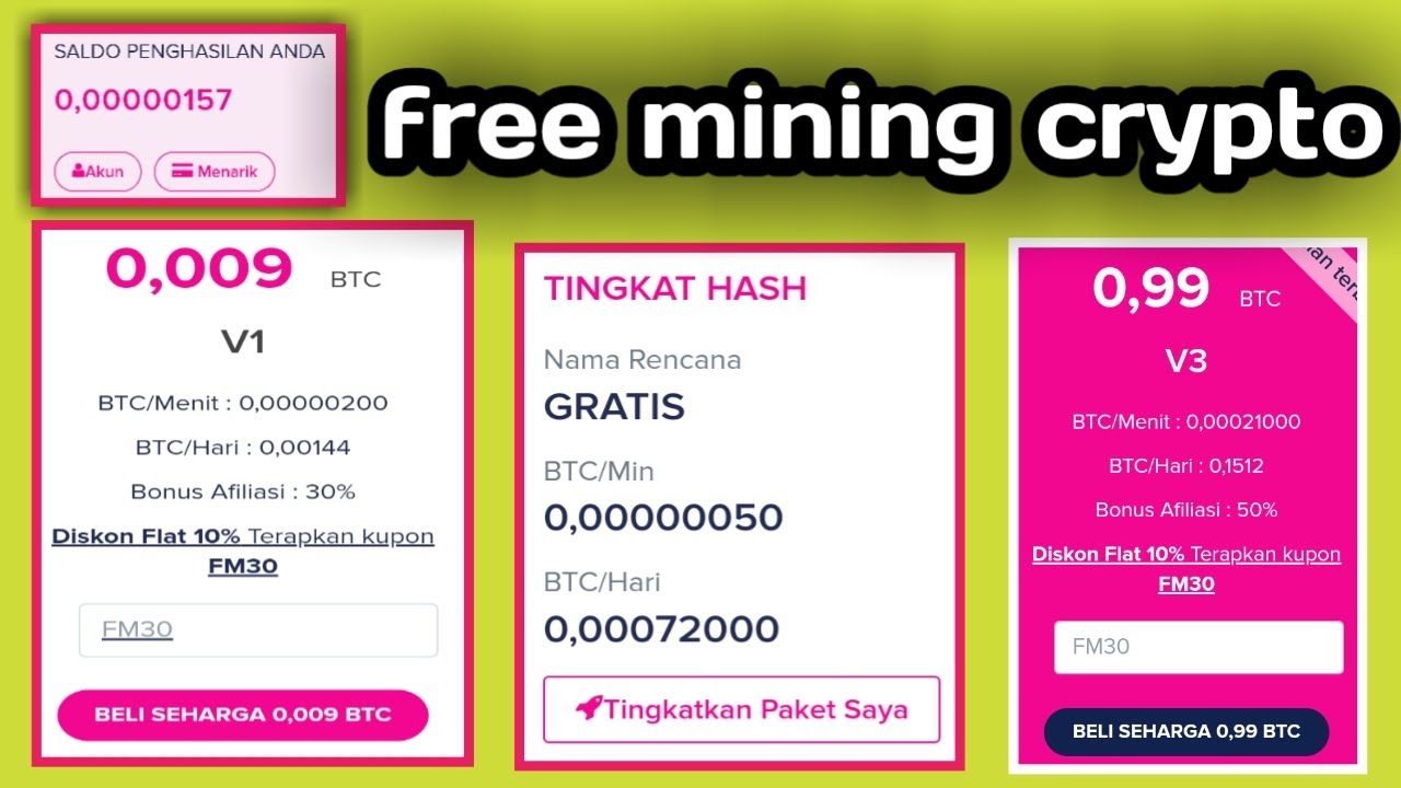 aplikasi free mining crypto terbaru - YouTube