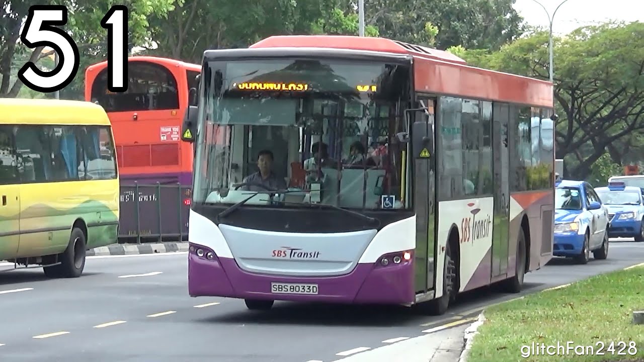 [SBST] SBS8033D on Service 51 - Scania K230UB Euro IV Gemilang ...