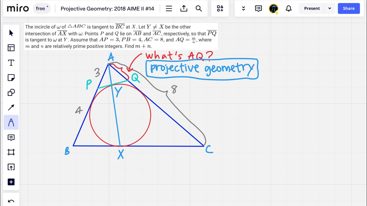 Projective Geometry: 2018 AIME II #14 - YouTube