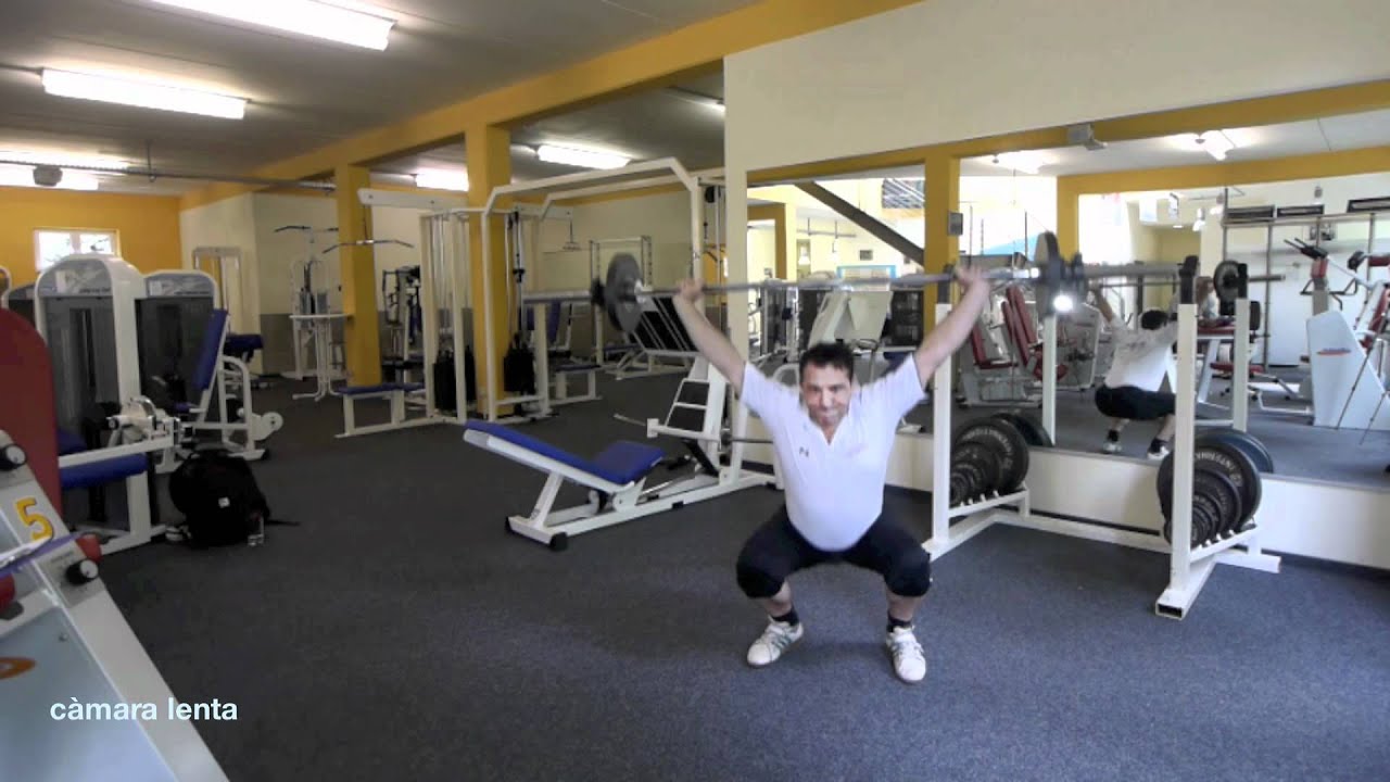 Sentadilla de Arranque para piernas y los gluteos - 8 - YouTube