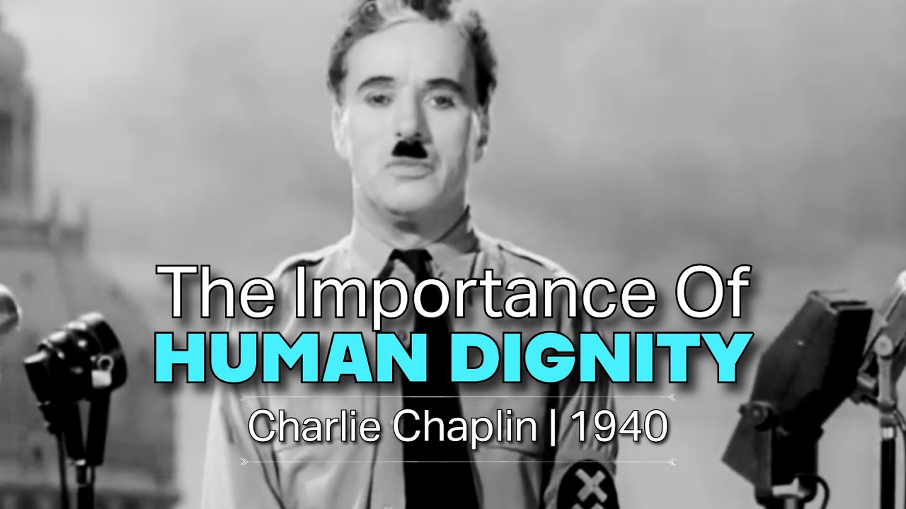 The Final Speech From The Great Dictator | Charlie Chaplin | 1940 - YouTube