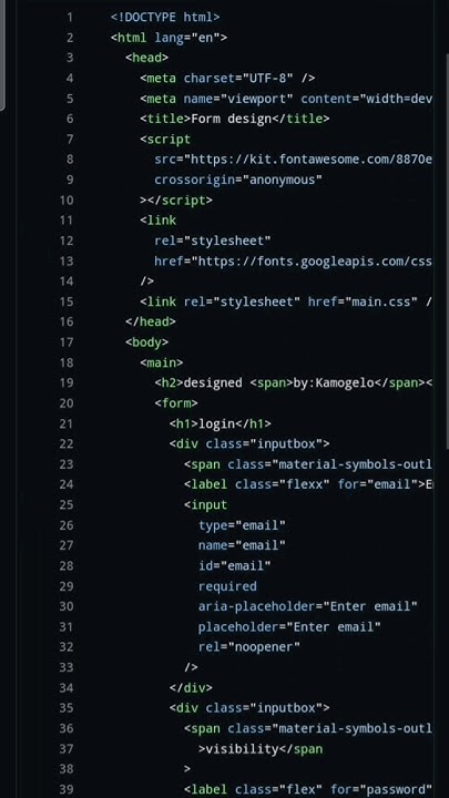 Results of learning basic HTML and CSS #coding #html #css #javascript #htmlforms #programming ...