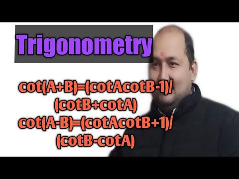 cot(A+B),cot(A-B) - YouTube