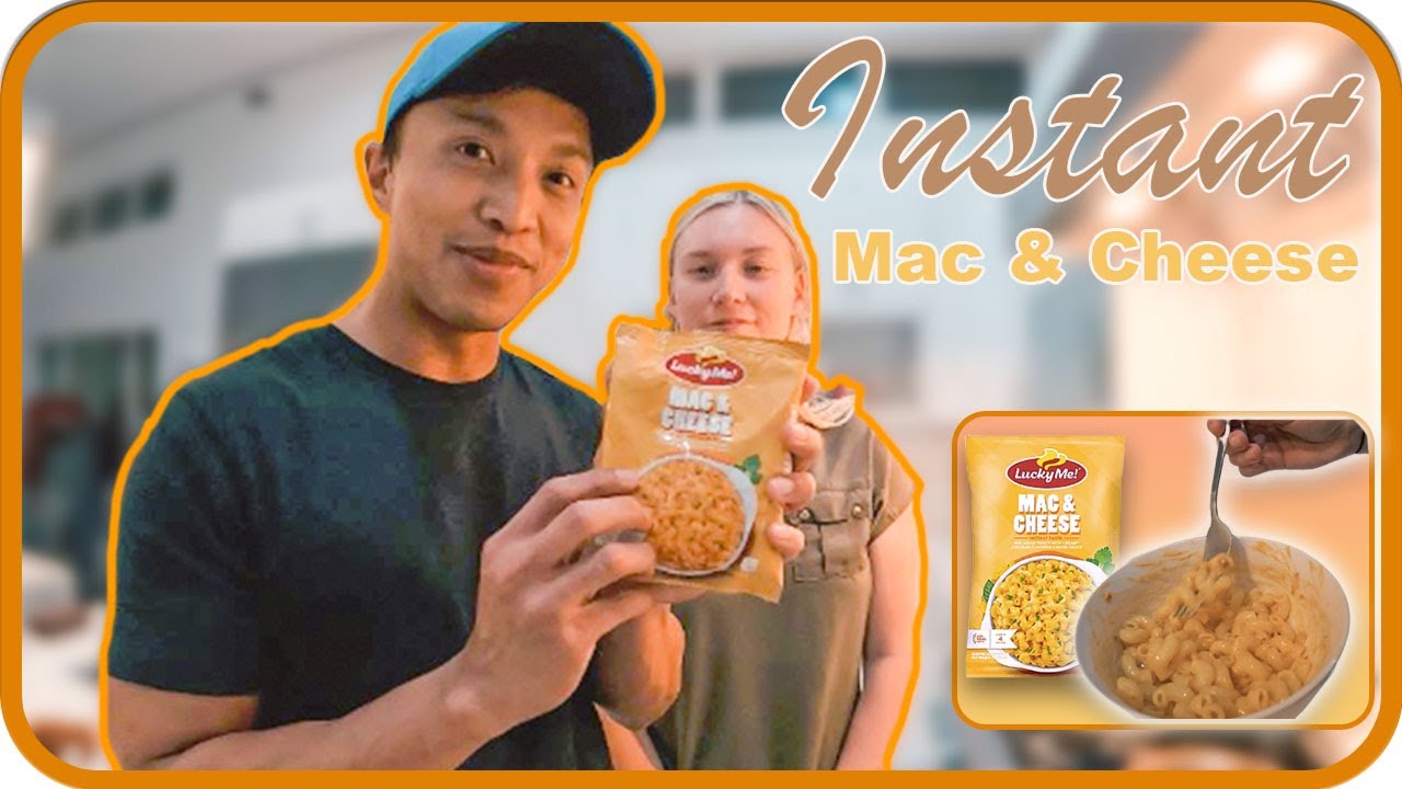 Cooking Lucky me Mac and Cheese with Puti - YouTube