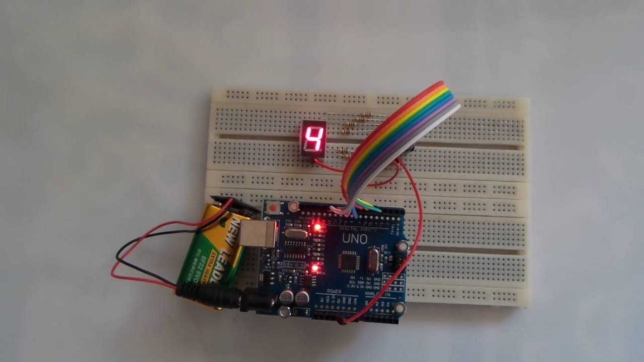 8 Segment LED Project - YouTube