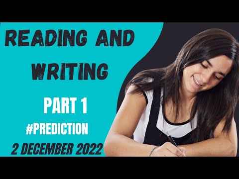 Reading and writing blanks December| Pte reading and writing| - YouTube