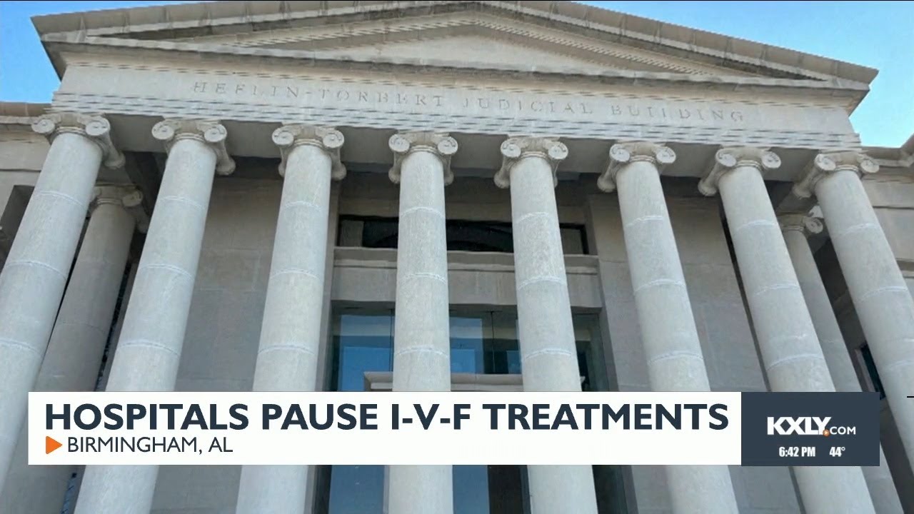 Hopsitals pause IVF treatments in Birmingham, Alabama - YouTube