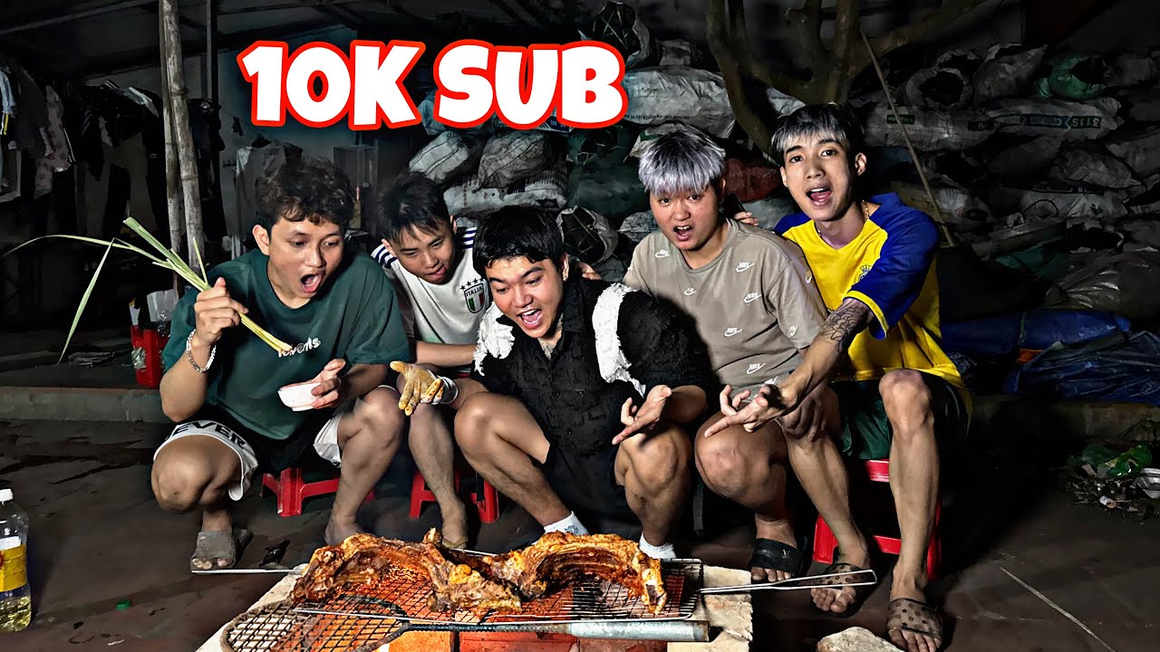 DUY BIN - Sườn Nướng Nguyên Tảng " Ăn Mừng 10K SUB " - YouTube