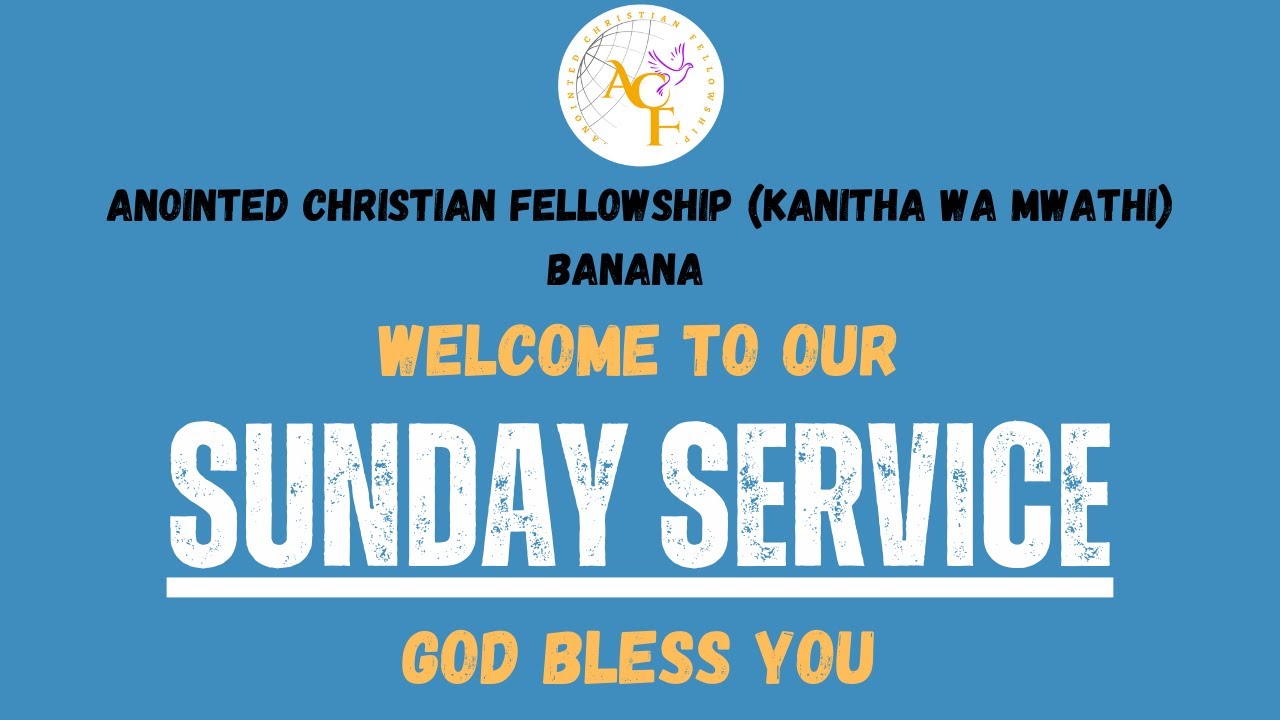 Sunday Service - 18/5/2025 - ACF Church Banana. - YouTube