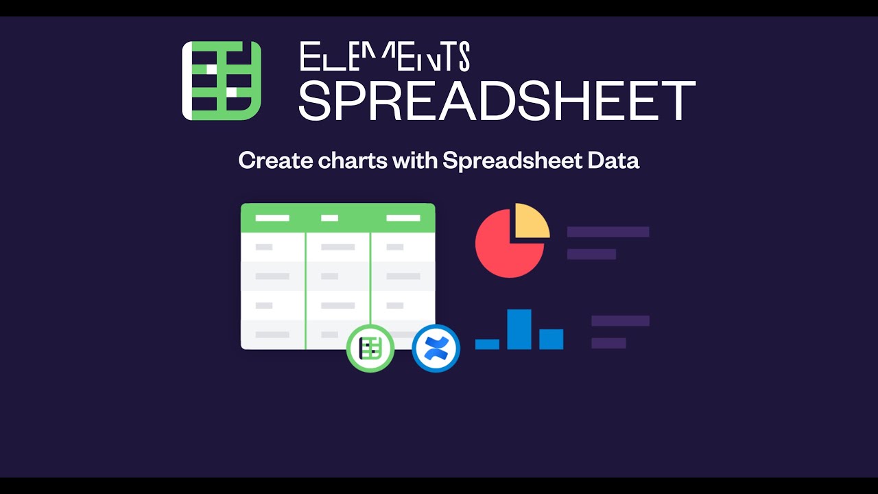 How to use Confluence charts with Spreadsheet data | Elements Spreadsheet - YouTube