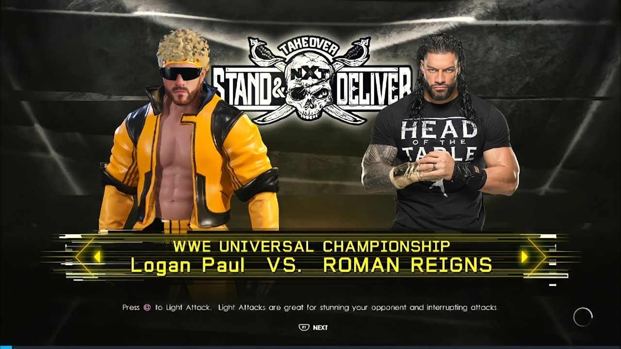Roman Reigns Vs Logan Paul | Logan Paul Vs Roman Reigns Gameplay In Ps4 ...