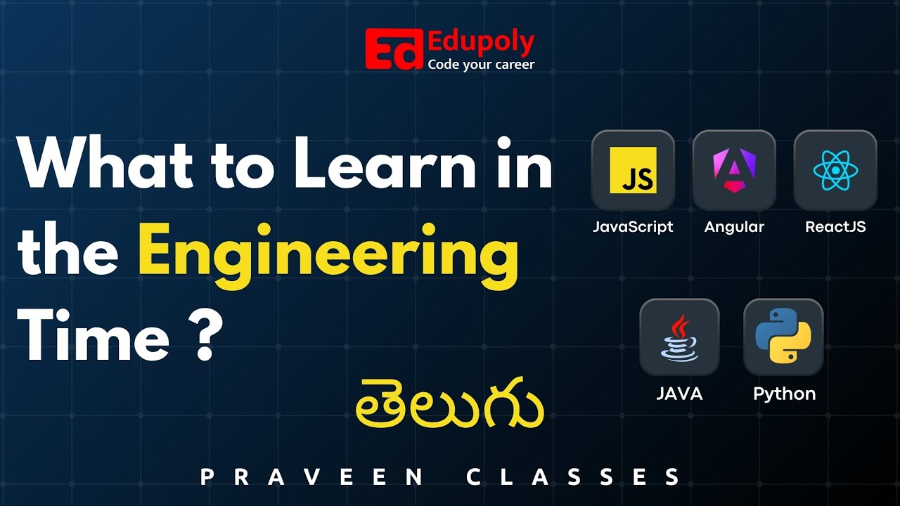 What to Learn in the Engineering Time ? - YouTube
