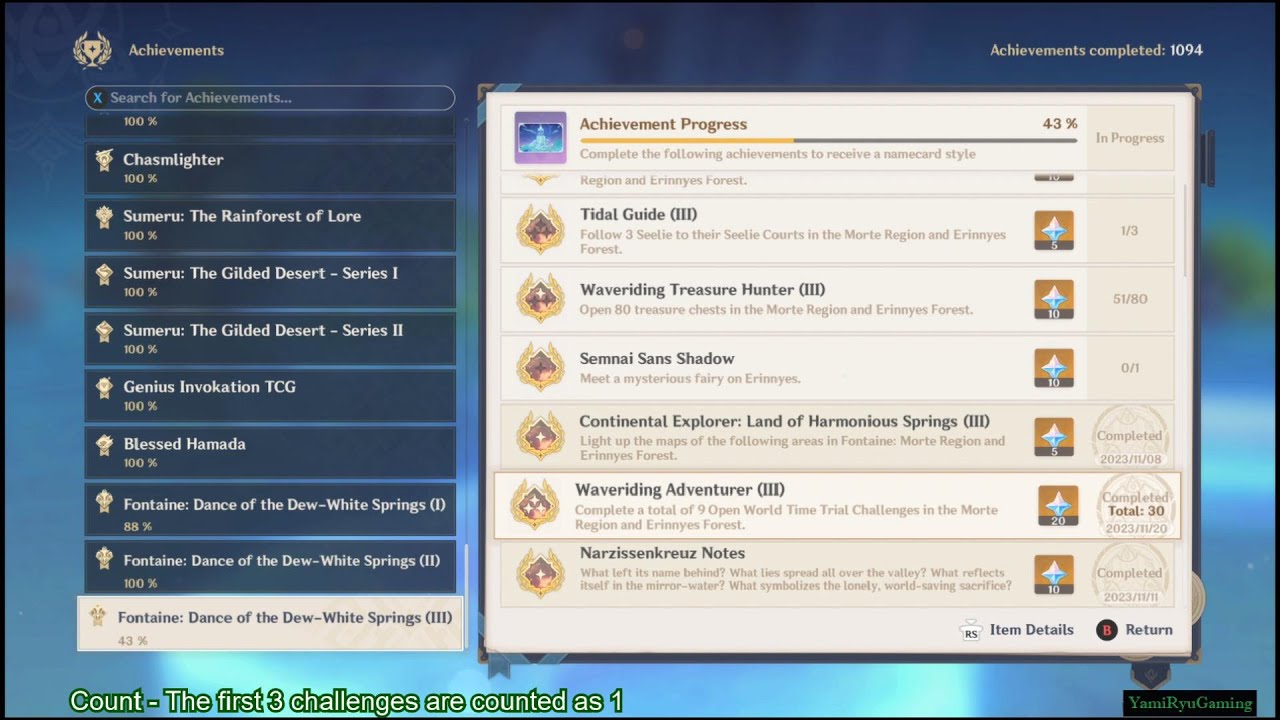 32 Time Trial Challenge locations | Genshin Impact 4.2 - YouTube