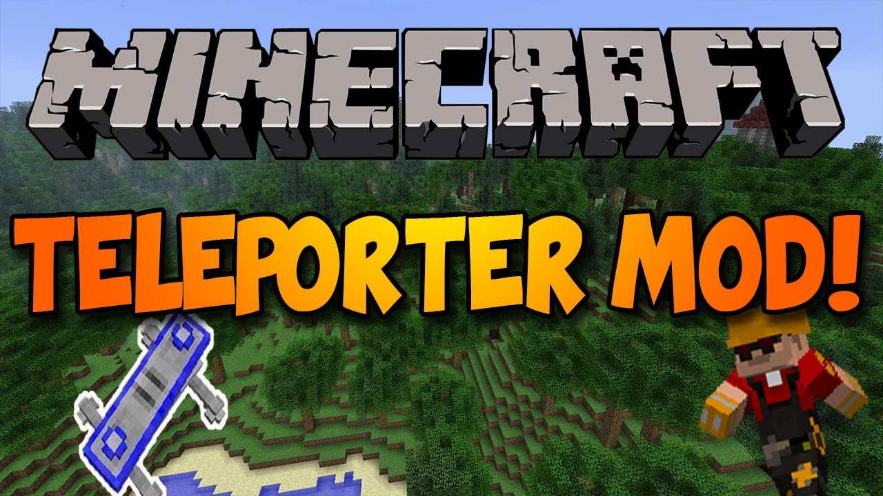 Minecraft: TELEPORTING MOD! (TF2 Teleporters) - YouTube