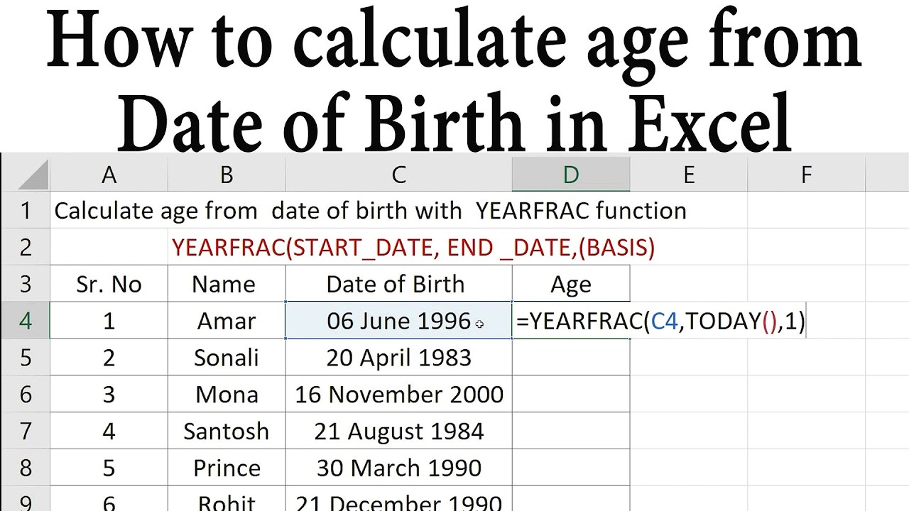 How To Calculate Age In Excel Tutorial amarendra YouTube how-to-calculate-age-in-excel-tutorial-amarendra-youtube