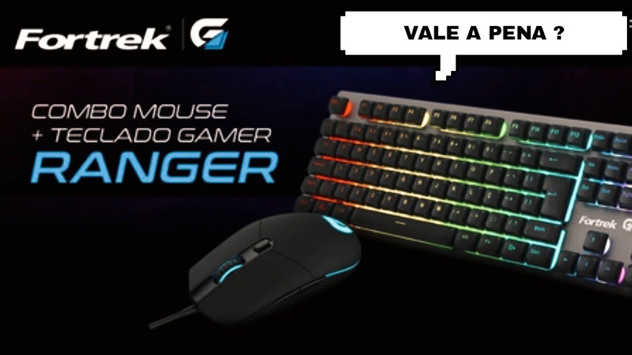 FORTREK RANGER - Kit de mouse e teclado vale a pena ? - YouTube