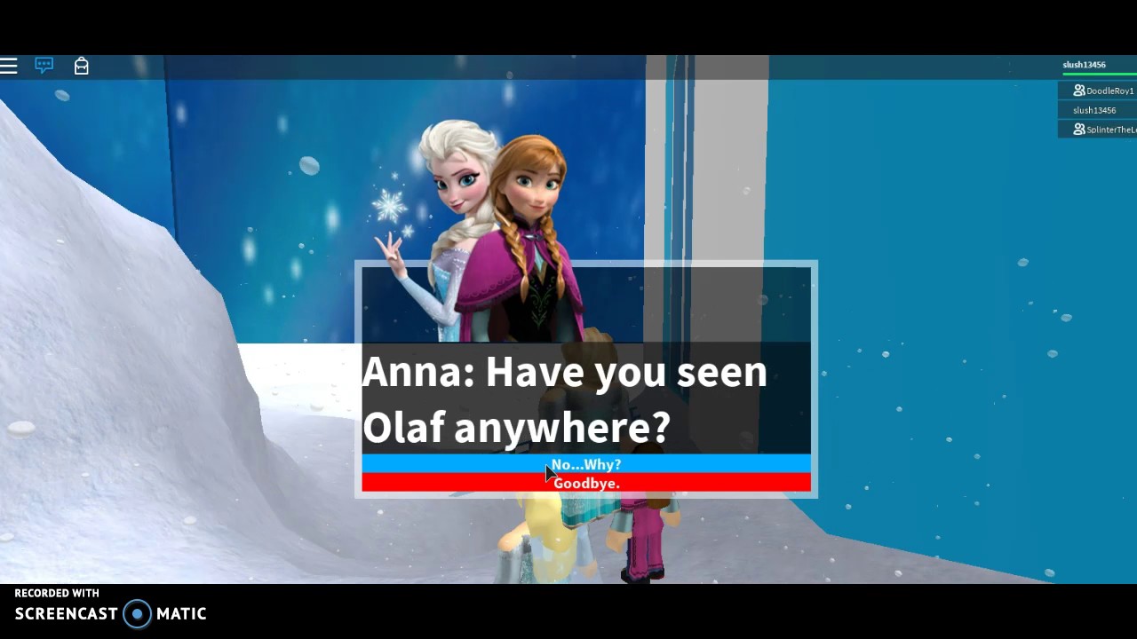 Roblox woth DoodleRoy1!: Elsa's Ice Castle - YouTube
