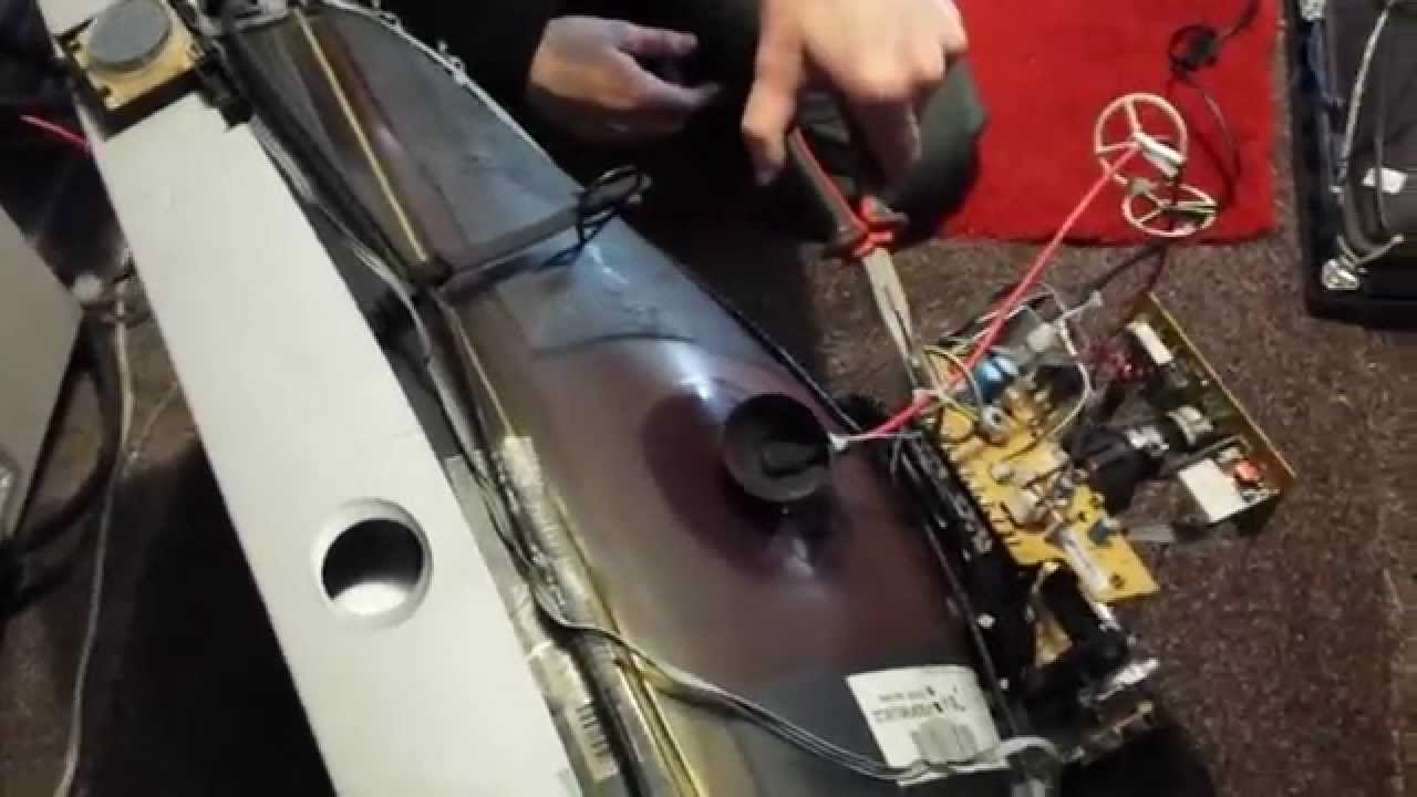 32 inch crt TV on 230v makes arcs⚡ - YouTube