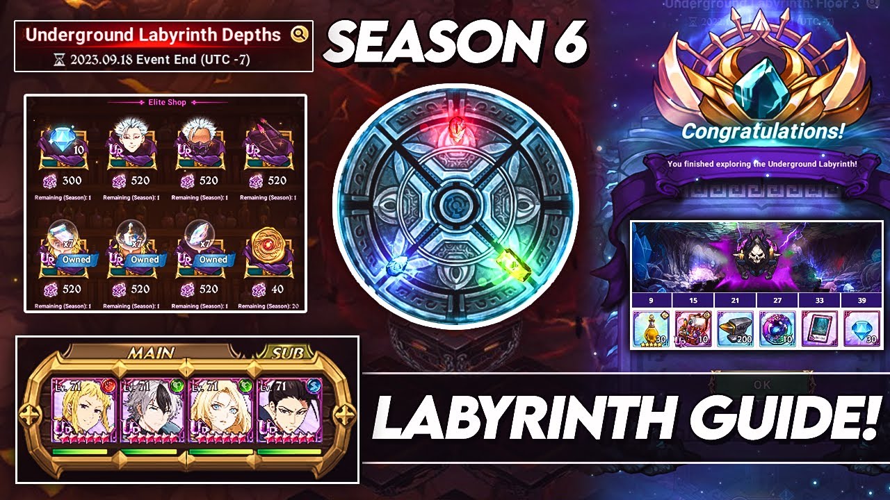 *VERY EASY* Complete LABYRINTH Guide Season 6! Full Clear Explanations ...