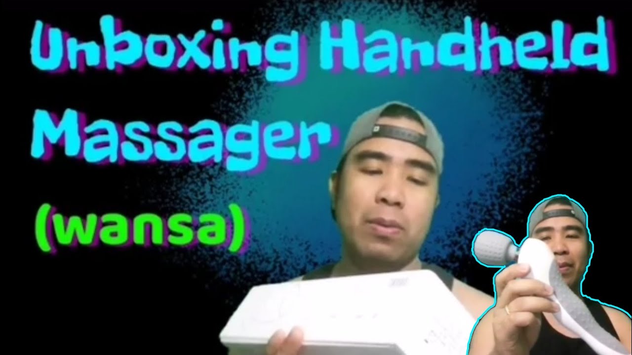Unboxing Handheld Massager (wansa) - YouTube