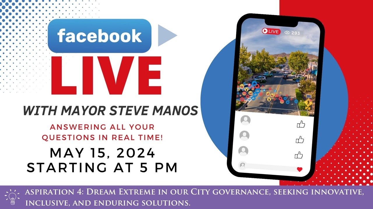 Live with Mayor Steve Manos - YouTube